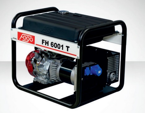 FOGO agregat FH 6001 T, 6.2kW, 230V, rezervoar 45L, honda motor benzin