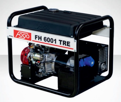FOGO agregat FH 6001 TRE, 6.2kW, 230V, rezervoar 45L, elektro start, DVR, honda motor benzin