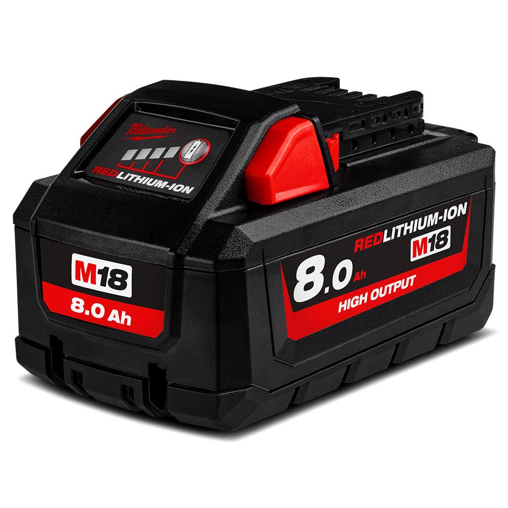 Milwaukee baterija Li-Ion M18HB8, 18V/8Ah (4932471070)
