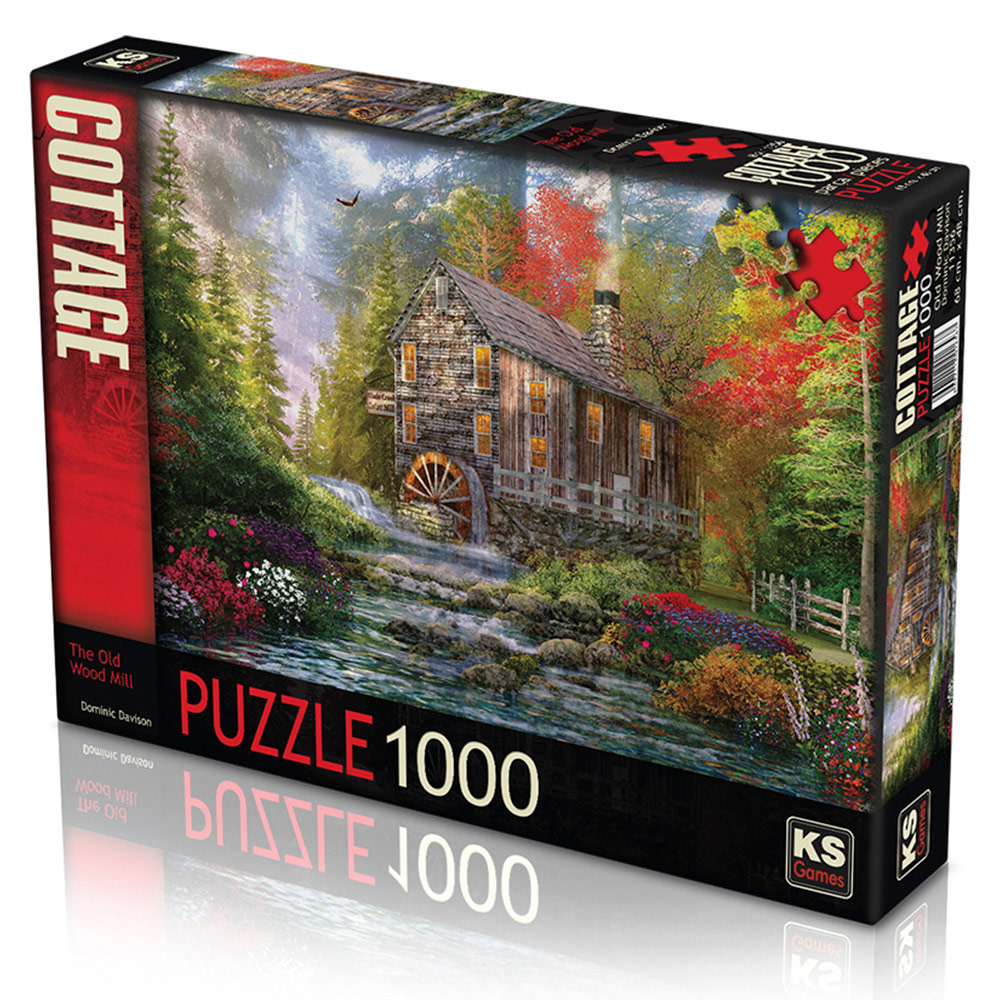 Puzzle 1000 delova Drveni mlin