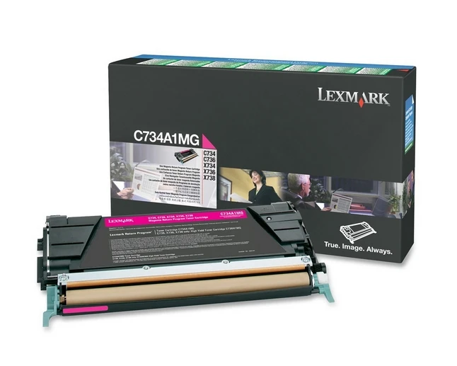 Lexmark C734A1MG magenta toner 6000 strana