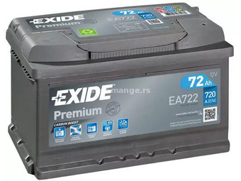 Akumulator Exide Premium EA722 72Ah 720A EXIDE