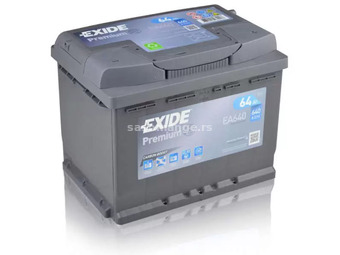 Akumulator Exide Premium EA640 64Ah 640A EXIDE