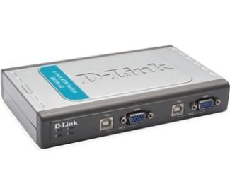 D-LINK - DKVM-4U KVM switch 4port USB + 4 seta kablova