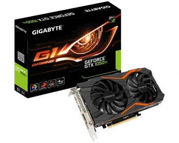 GIGABYTE - nVidia GeForce GTX 1050 Ti 4GB 128bit GV-N105TG1 GAMING-4GD rev.1.0