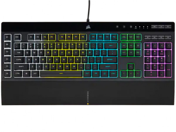 CORSAIR Tastatura K55 RGB žična CH-9226765-NA gaming crna