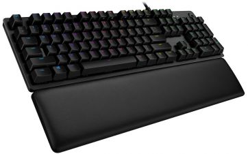 Logitech - Logitech G513 LIGHTSYNC RGB Mechanical Gaming Keyboard, GX Brown - CARBON