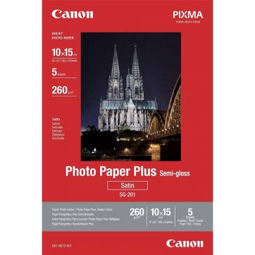 Canon - Foto papir Canon SG-201 4X6,5 SH
