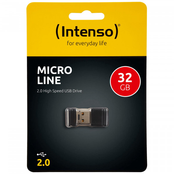(Intenso) USB Flash drive 32GB Hi-Speed USB 2.0, Micro Line - ML32