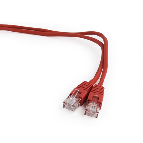 Gembird CAT5e UTP Patch cord, red, 0.5 m | PP12-0.5M/R