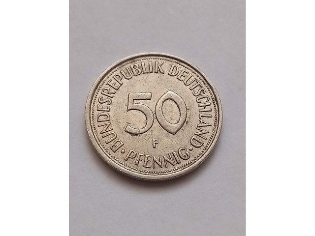 50 Pfennig 1989.g - F - Nemačka -
