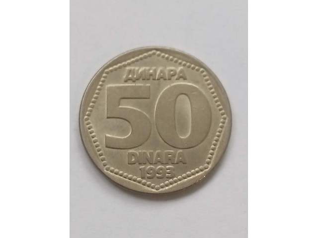 50 Dinara 1993.g - SRJ - LEPA -