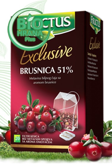 Fructus-čaj brusnica 51% 44g