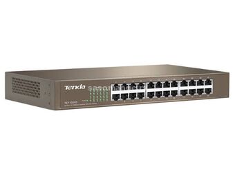 Tenda TEF1024D LAN 24-Port 10/100M Base-T Ethernet ports MDI/MDIX Desk/rack mount switch (alt=F1024)