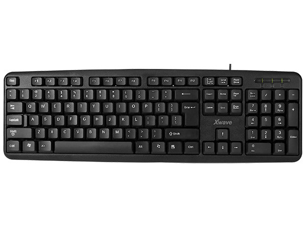 Tastatura crna USB, USA slova
