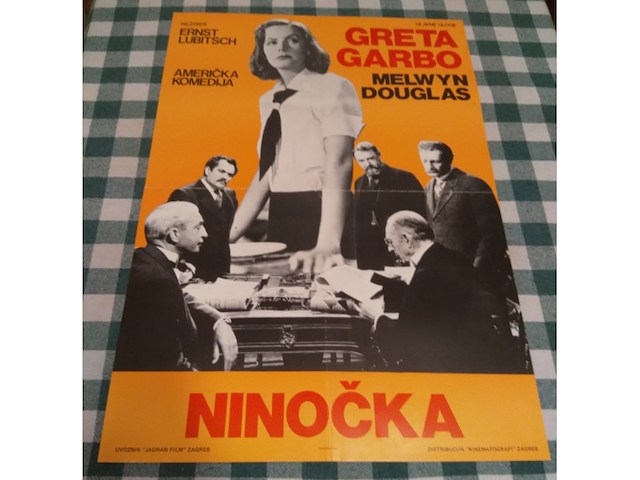 plakat NINOČKA (Greta Garbo)