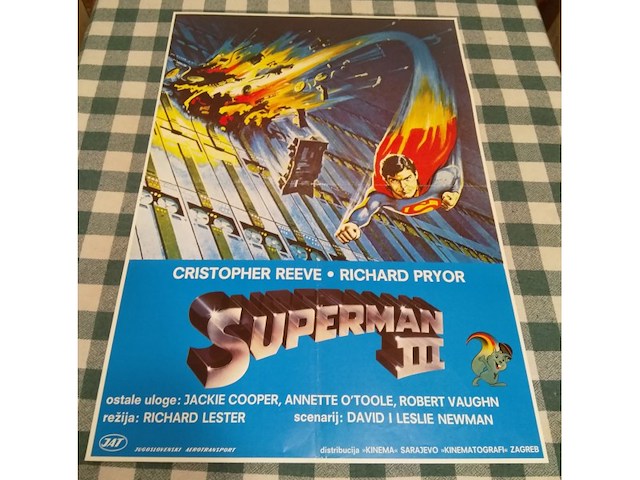 plakat SUPERMAN III