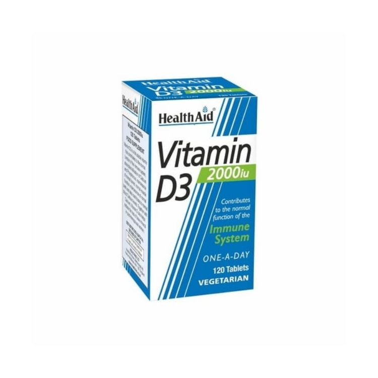 Vitamin D3 Health Aid 2000IU 120 tableta