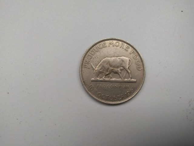 5 šilinga Uganda, 1968.  FAO