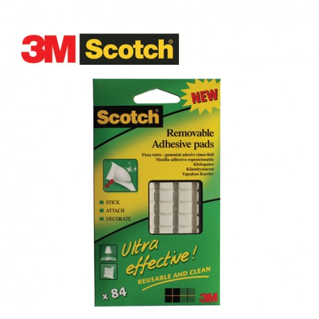 Obostrano lepljive tačkice 84kom Removable Adhesive Pads, Scotch