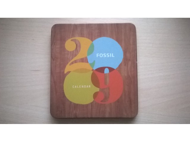 FOSSIL kalendar 2009. u limenoj kutiji