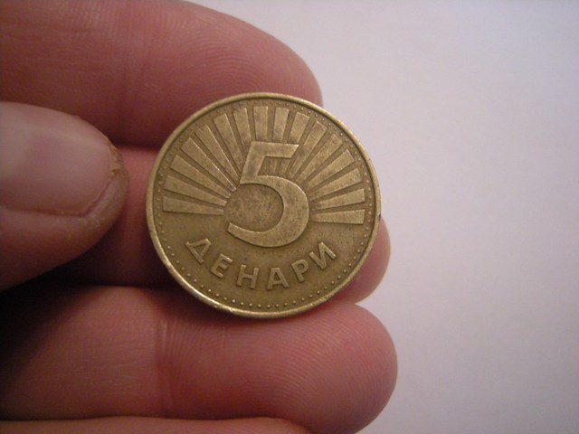 5 denara 2001 god. Makedonija