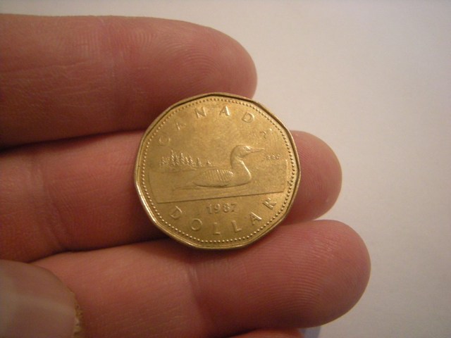 1 dolar 1987 god. Kanada