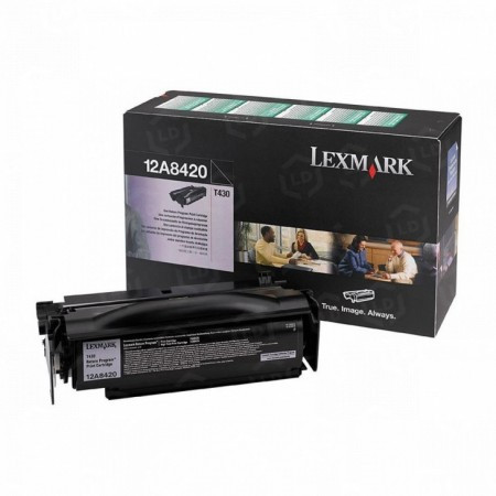 Lexmark toner black 6K ( 12A8420 )