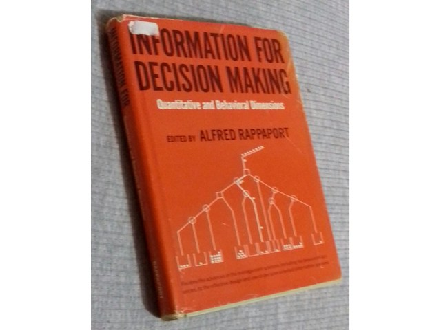 Alfred Rappaport INFORMATION FOR DECISION MAKING