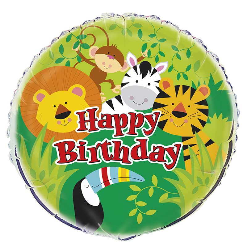 Lav, tigar, zebra, majmun i tukan HB balon