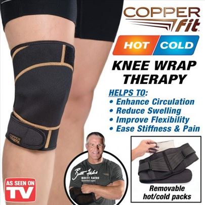 Copper Fit steznik za koleno sa terapijom hot/cold