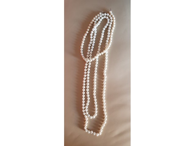 Italijanski set 2 ogrlice, perle