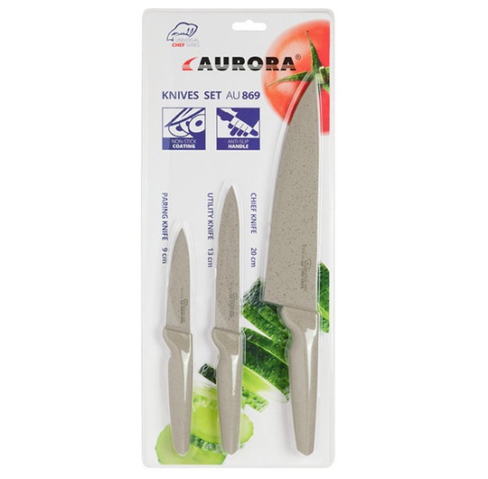 Aurora set 3 kuhinjska noža (AU869)