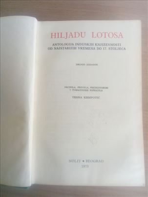 Hiljadu lotosa - Antologija indijskih književnosti