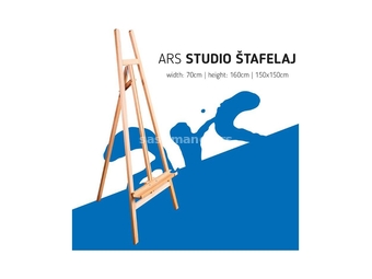 Štafelaj studio 70x160cm/150x150cm Ars 9000100