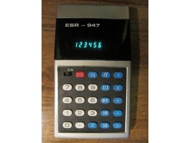 ESR-947 - stari kalkulator iz 1975.godine