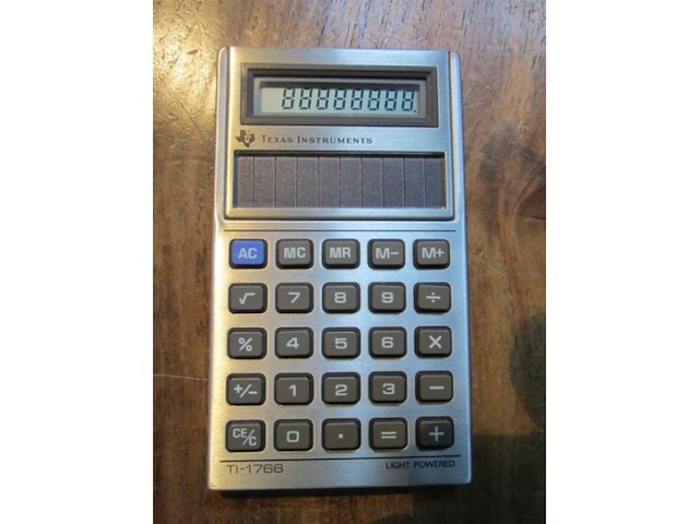 Texas Instruments TI-1766 stari solarni kalkulator