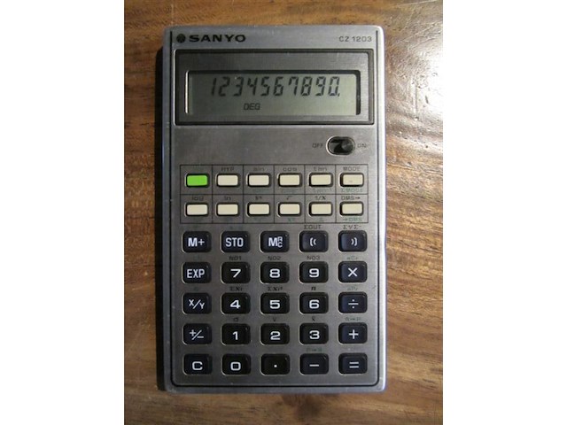 SANYO CZ 1203 stari kalkulator