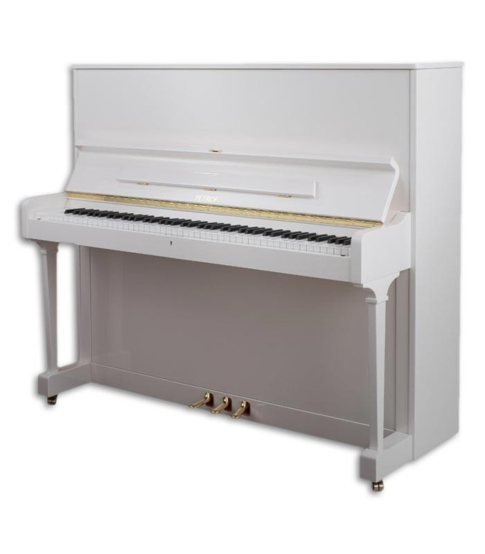 PETROF P 125 F1 White piano