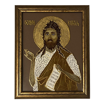 Vitraž ikona Sveti Jovan Krstitelj