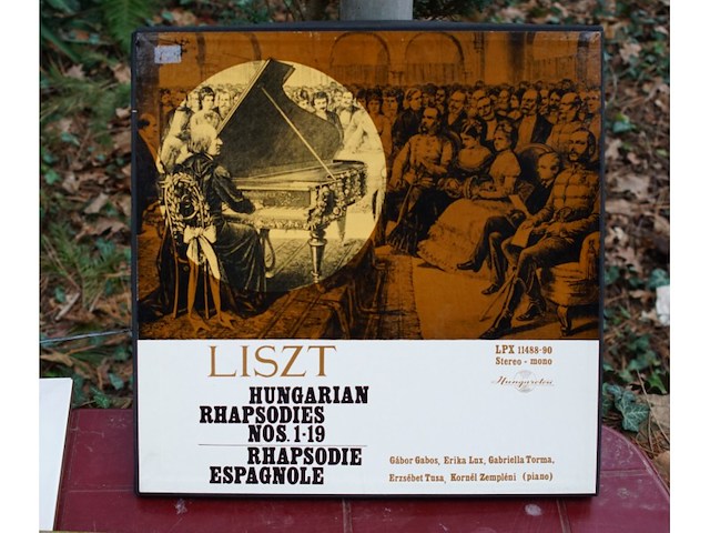 Franc List Hungarian rapsody Nos.1-19 3 ploče u kutiji