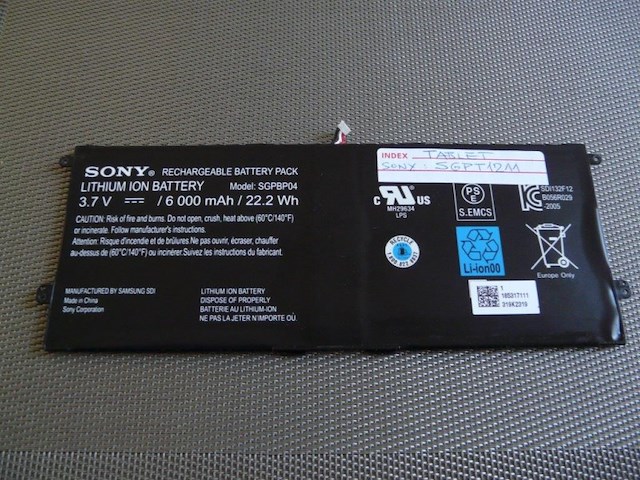 SONY baterija SGPBP04 za tablet 10.1 inca