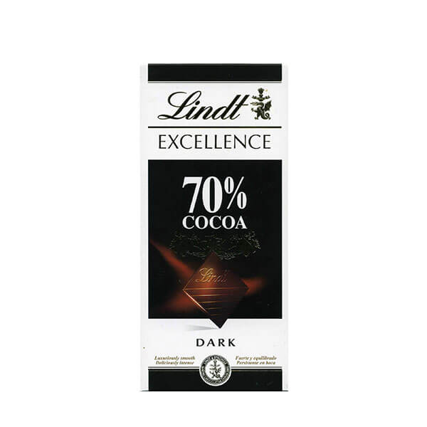 Lindt excellence 70% cocoa 100g