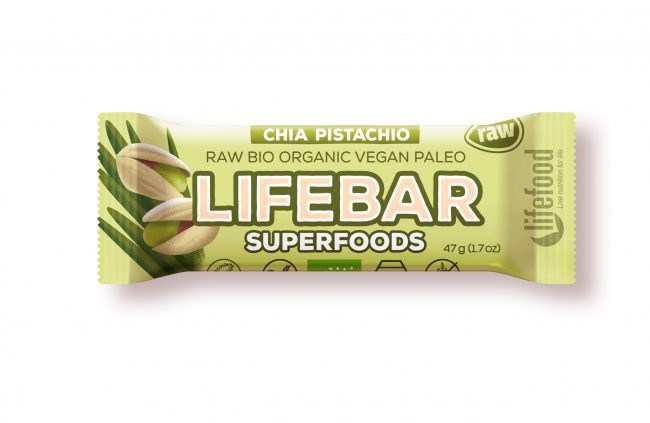 Lifebar superfoods čia-pistaći 47 g