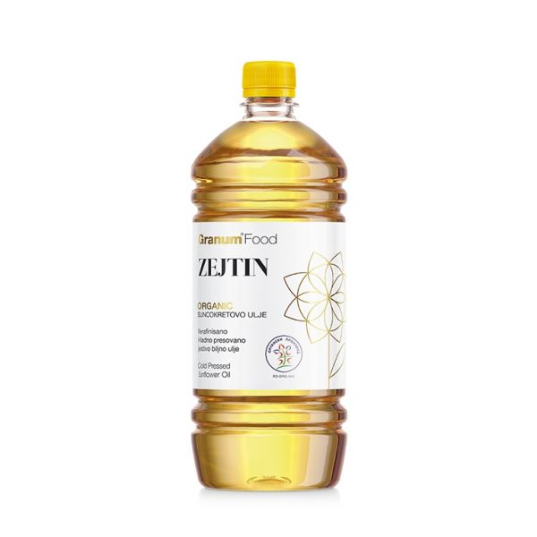 Zejtin – organsko hladno ceđeno suncokretovo ulje 1l Granum