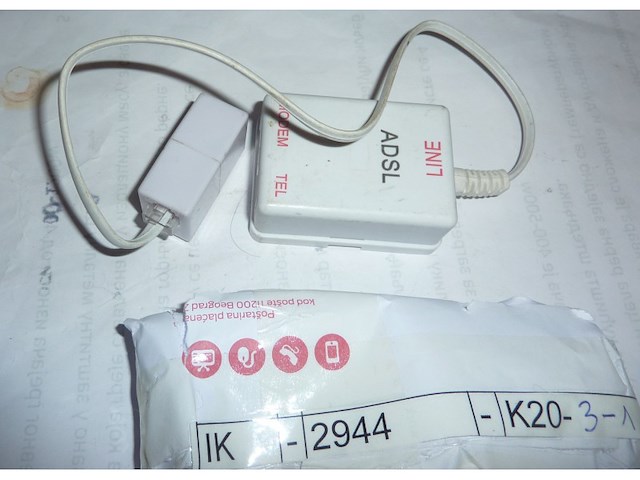 ADSL razdelnik kabla, neispitan.	IK	-	2944	-	K20-3-1