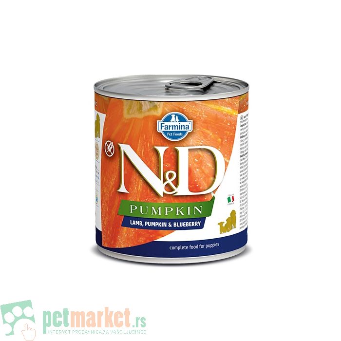 N&D: Vlažna hrana za štence Pumpkin Puppy, 6x285 gr
