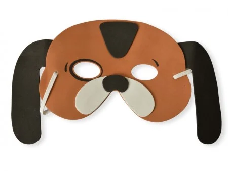 Animal masky, maska od eva pene, pas, 14.5 x 26.4cm ( 137975 )
