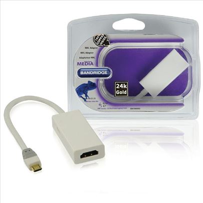 Kabal Bandridge, MHL - HDMI ž + Micro USB 2.0, 0.2