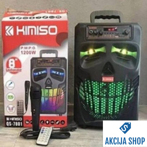 Bluetooth karaoke zvučnik Kimiso QS 7801 – Bluetooth karaoke zvučnik Kimiso QS 7801